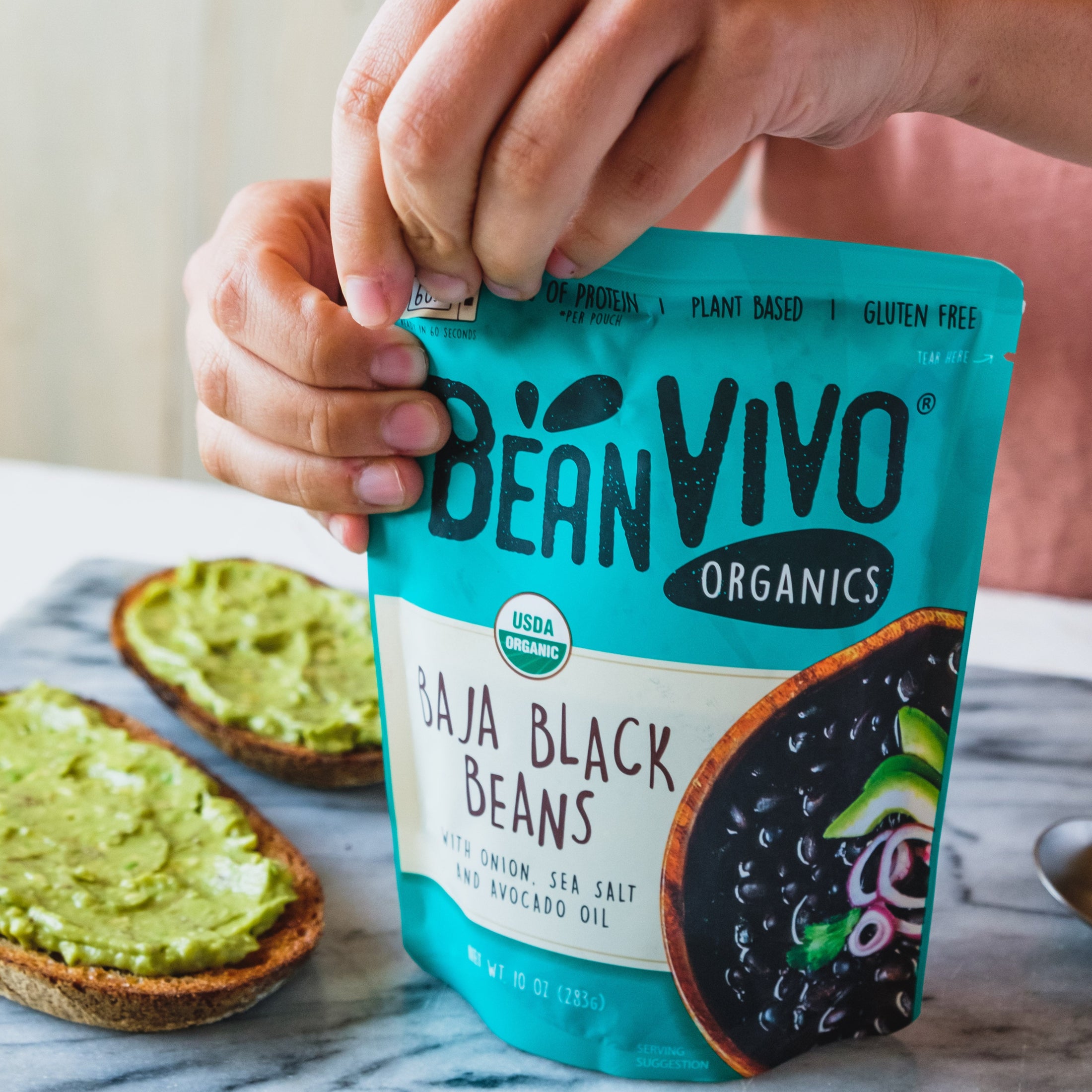 Organic Baja Black Beans (6-Pack) | BeanVIVO